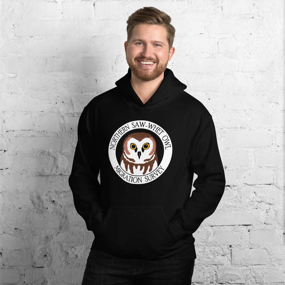Northern Saw-whet Owl Migration Sweatshirt – Wild Bird Research Group